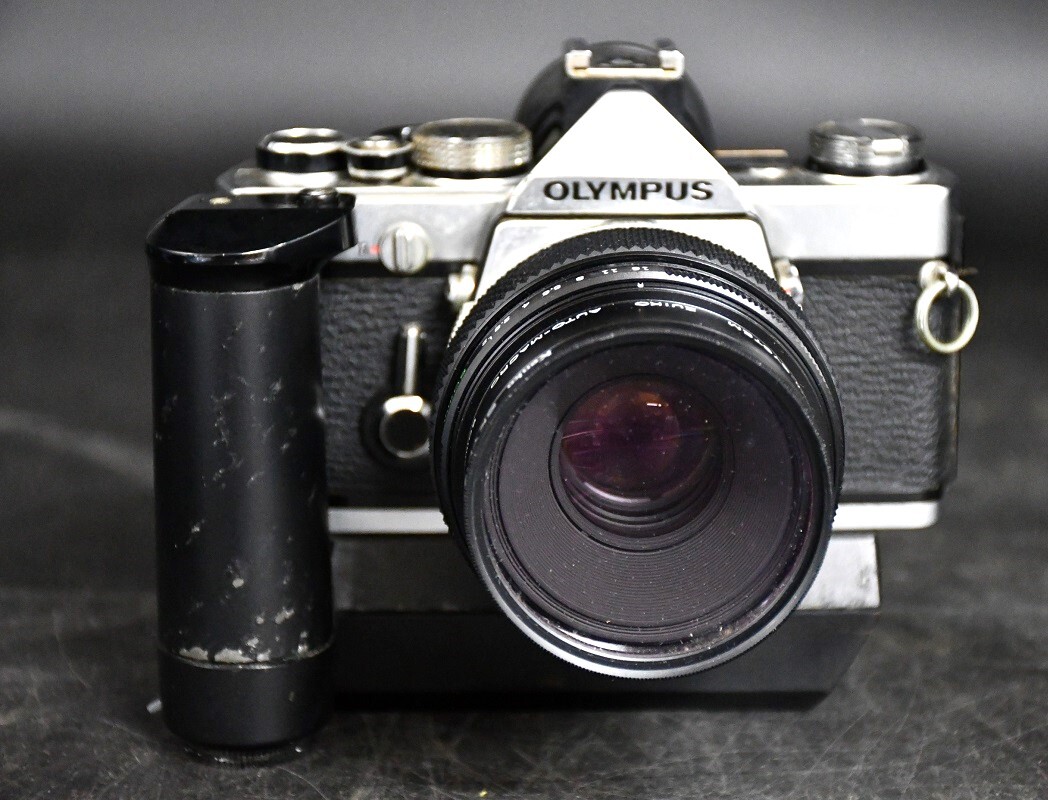 Yahoo!オークション - NY5-198【現状品】OLYMPUS OM-1N ストロボ付 フ...