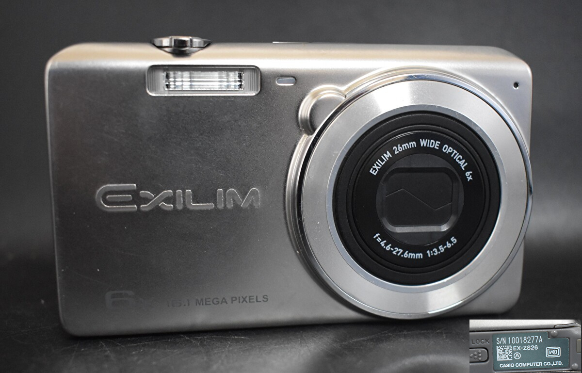 Yahoo!オークション - W5-77 【動作未確認】 CASIO EXILIM 6x EX-ZS26 ...