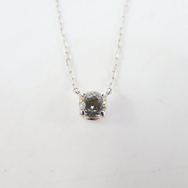 Yahoo!オークション - 4°C/ヨンドシー K10WG/ホワイトゴールド ストー...