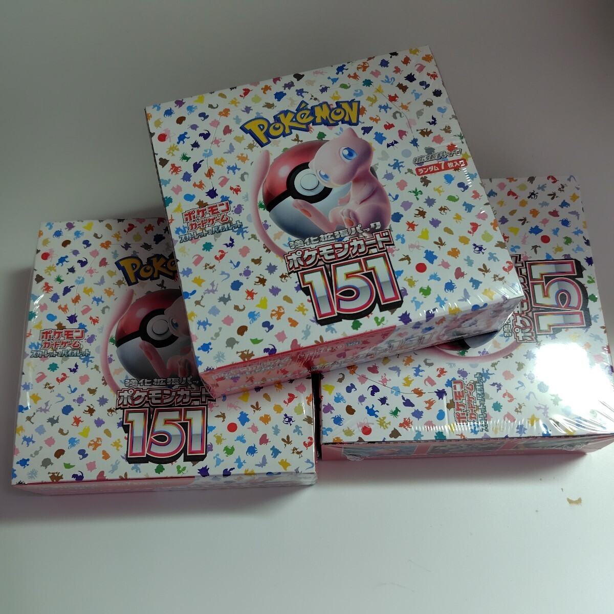 Yahoo!オークション - ポケモンカード 強化拡張パック 151 3box ポケモ...