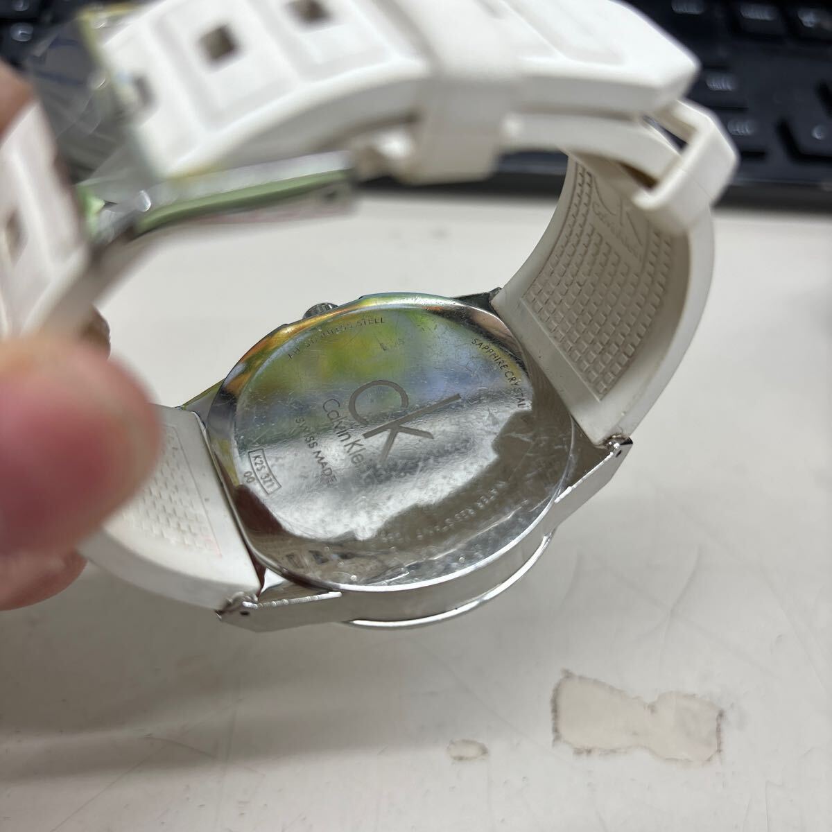 Yahoo!オークション - B4322 カルバンクライン K2S 371 クォーツ メン...