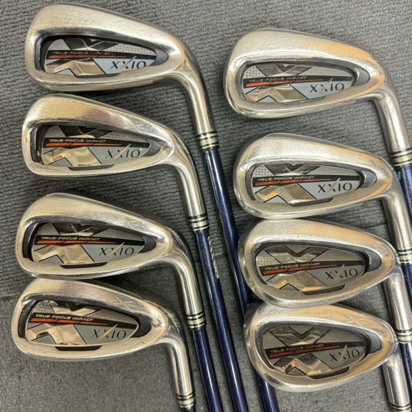 I802-D1-943 ダンロップ XXIO ゼクシオ アイアン 8本セット まとめ TRUE-FOCUS IMPACT 右利き 男性用 5/6/7/8/9/S/P/A(ダンロップ)｜売買され ...