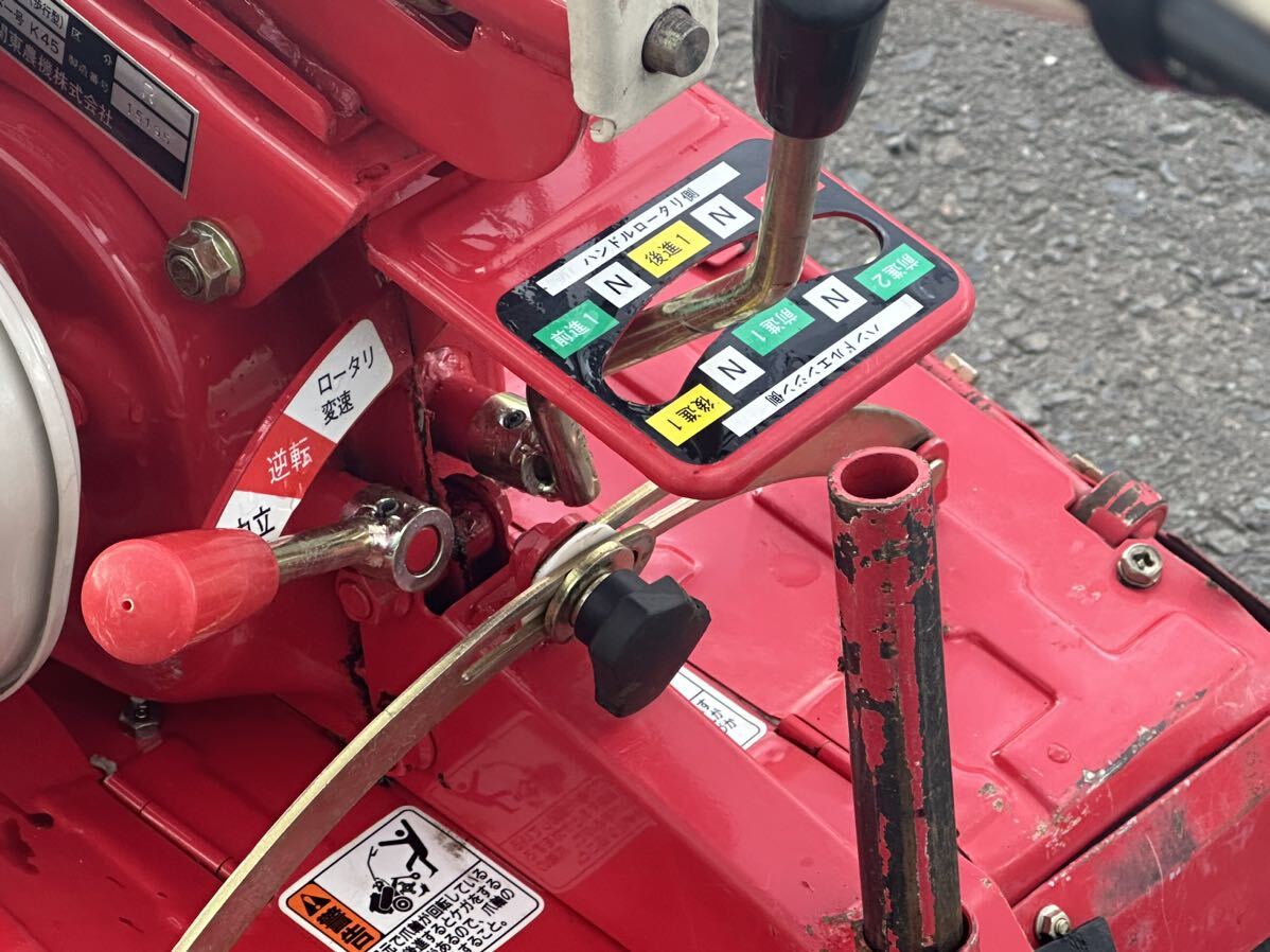 Yahoo!オークション - 動作OK 関東農機 K45 ポッケ 三菱 GM131L ネギ ...