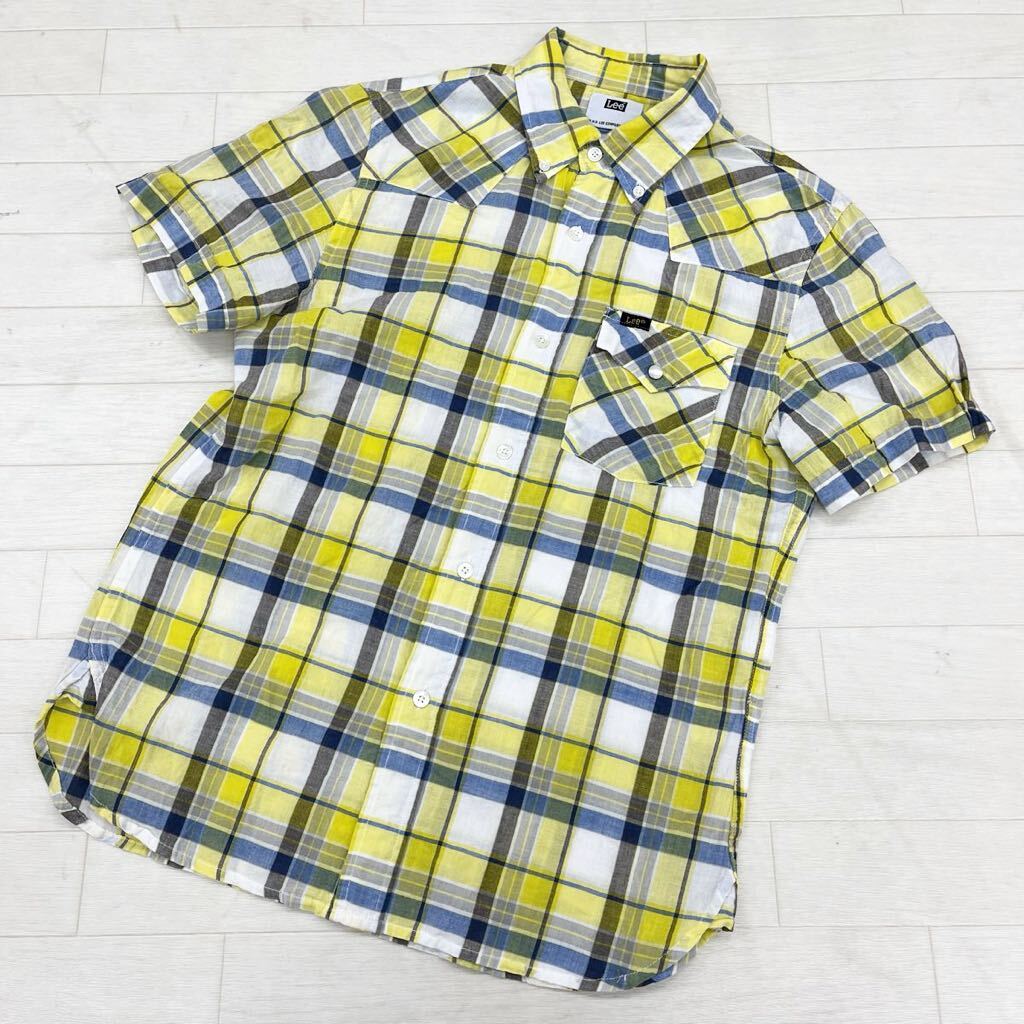 Yahoo!オークション - 1434 Lee リー トップス 薄手 ボタンダウン シャ...