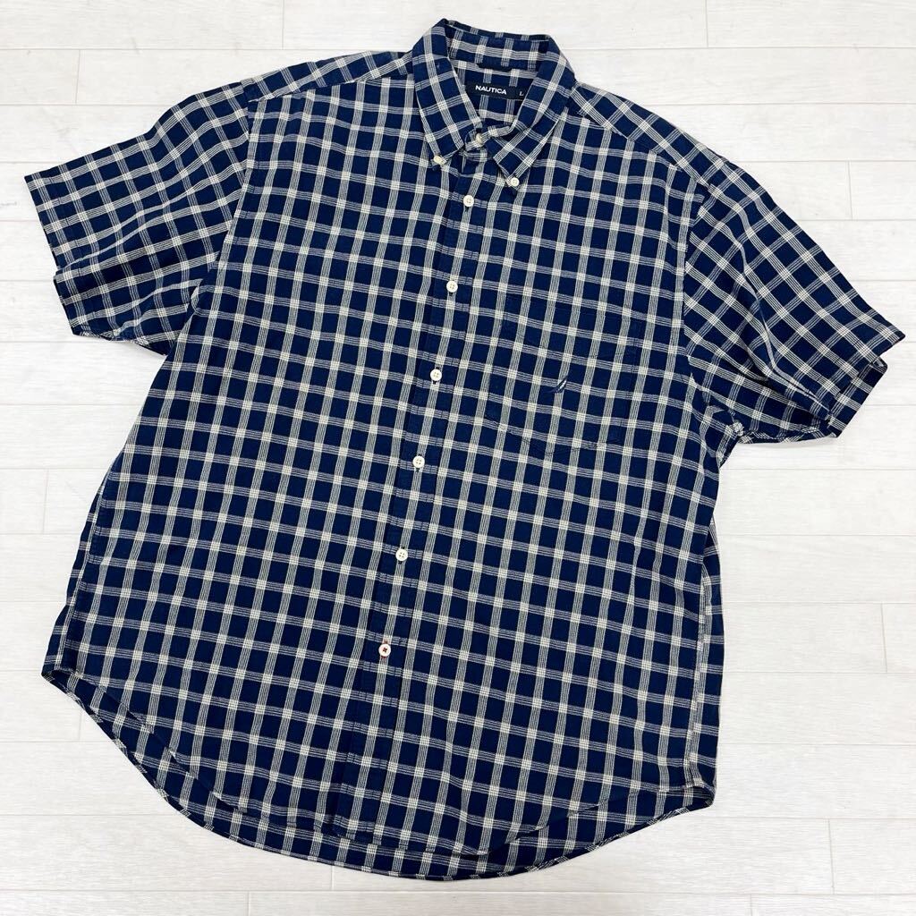 Yahoo!オークション - 1434 NAUTICA ノーティカ トップス ボタンダウン...