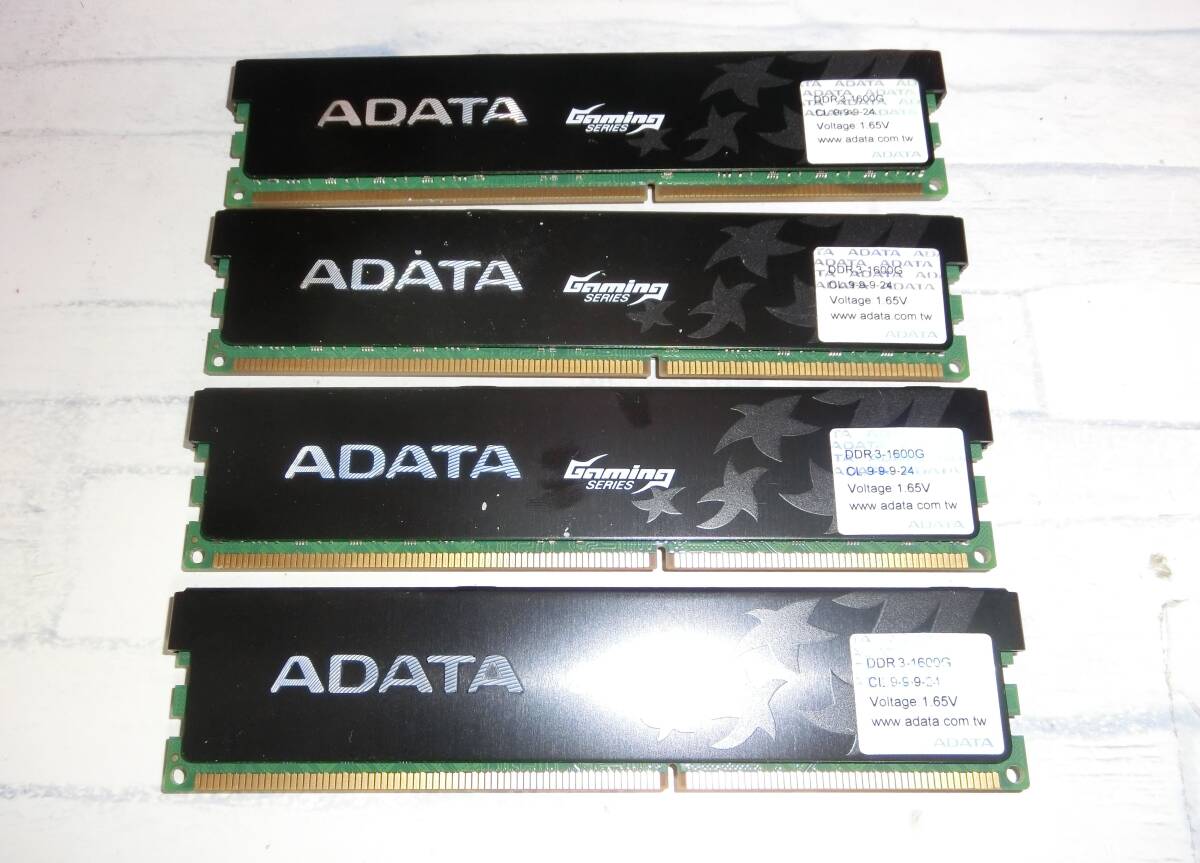 4GBx4=16GB ADATA DDR3-1600 PC3-12800 1.65V Gaming Series(8GB)｜売買されたオークション情報、yahooの商品情報をアーカイブ公開 ...