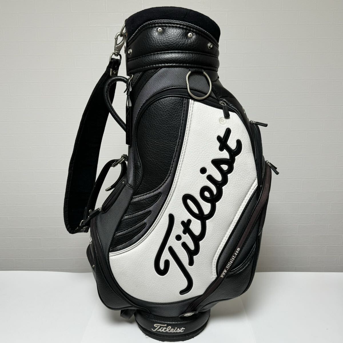貴重】Titleist タイトリスト キャディバッグ 6分割 9型 46 貴重】Titleist タイトリスト キャディバッグ 6分割 9型 46