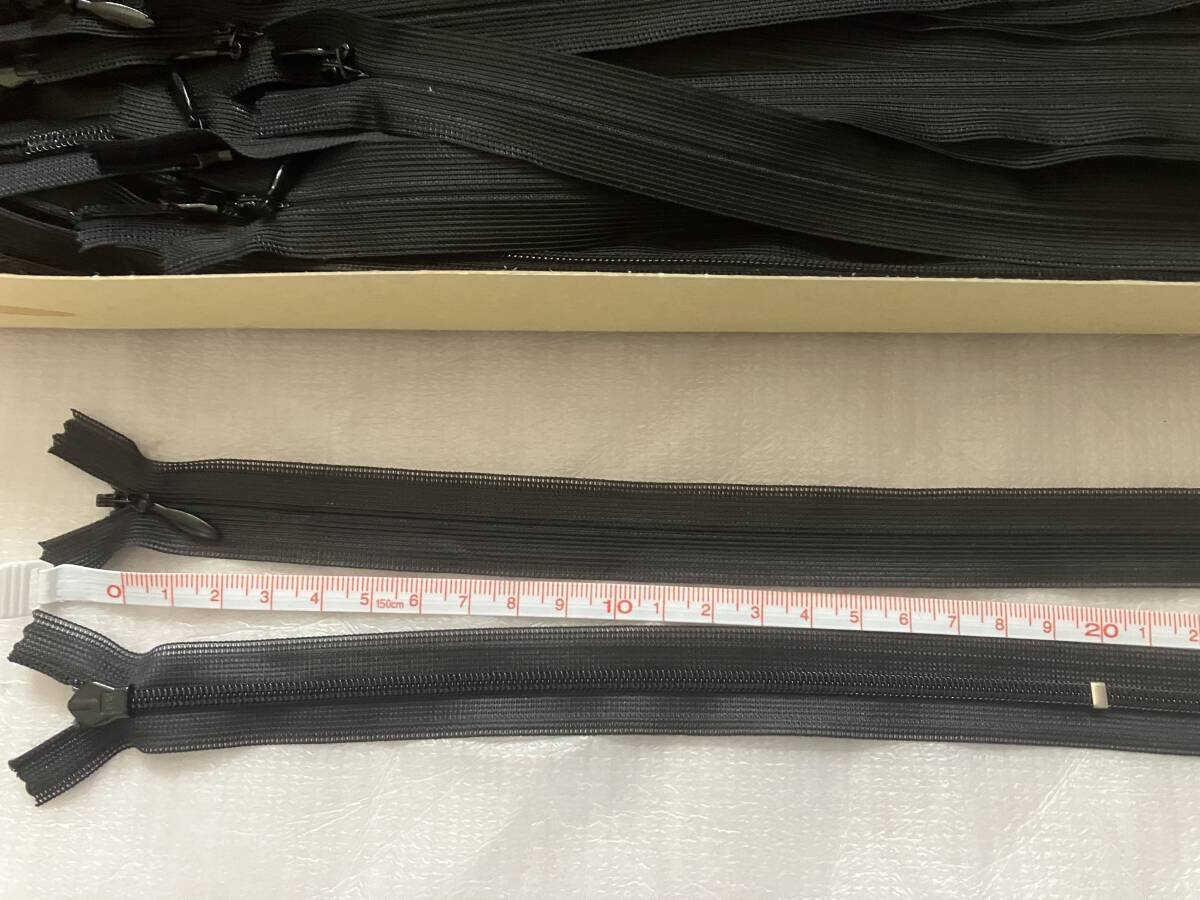 Yahoo!オークション - まとめ売り コンシールYKKファスナー/黒 22cm
