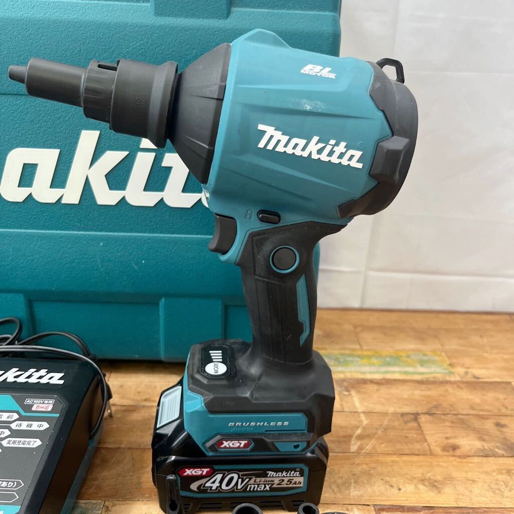 Yahoo!オークション - C504 状態良好 makita マキタ エアダスタ 充電...