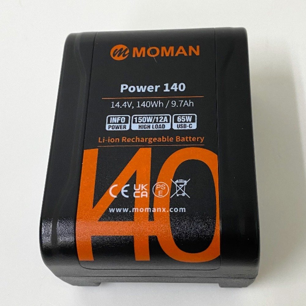 Yahoo!オークション - MOMAN Vマウントバッテリー Power140 14.4V 140W...