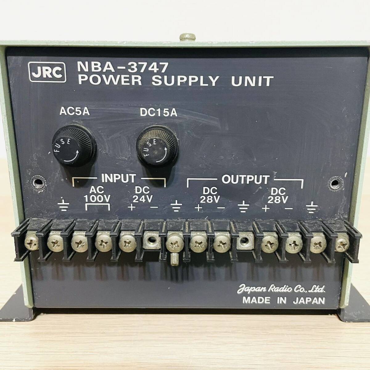 Yahoo!オークション - JRC 日本無線 28V 安定化電源 整流器 NBA-3747