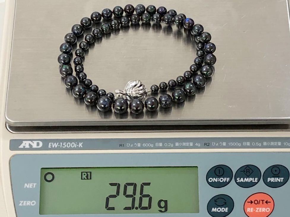 Yahoo!オークション - オパール ネックレス SILVER 刻印 全長約45cm 総...