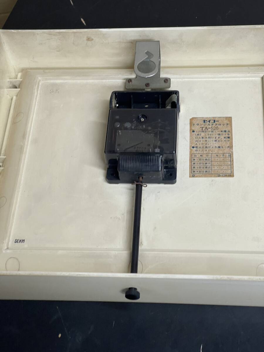 Yahoo!オークション - 希少 SEIKO レトロな掛け時計 TA-526 昭和 掛け...