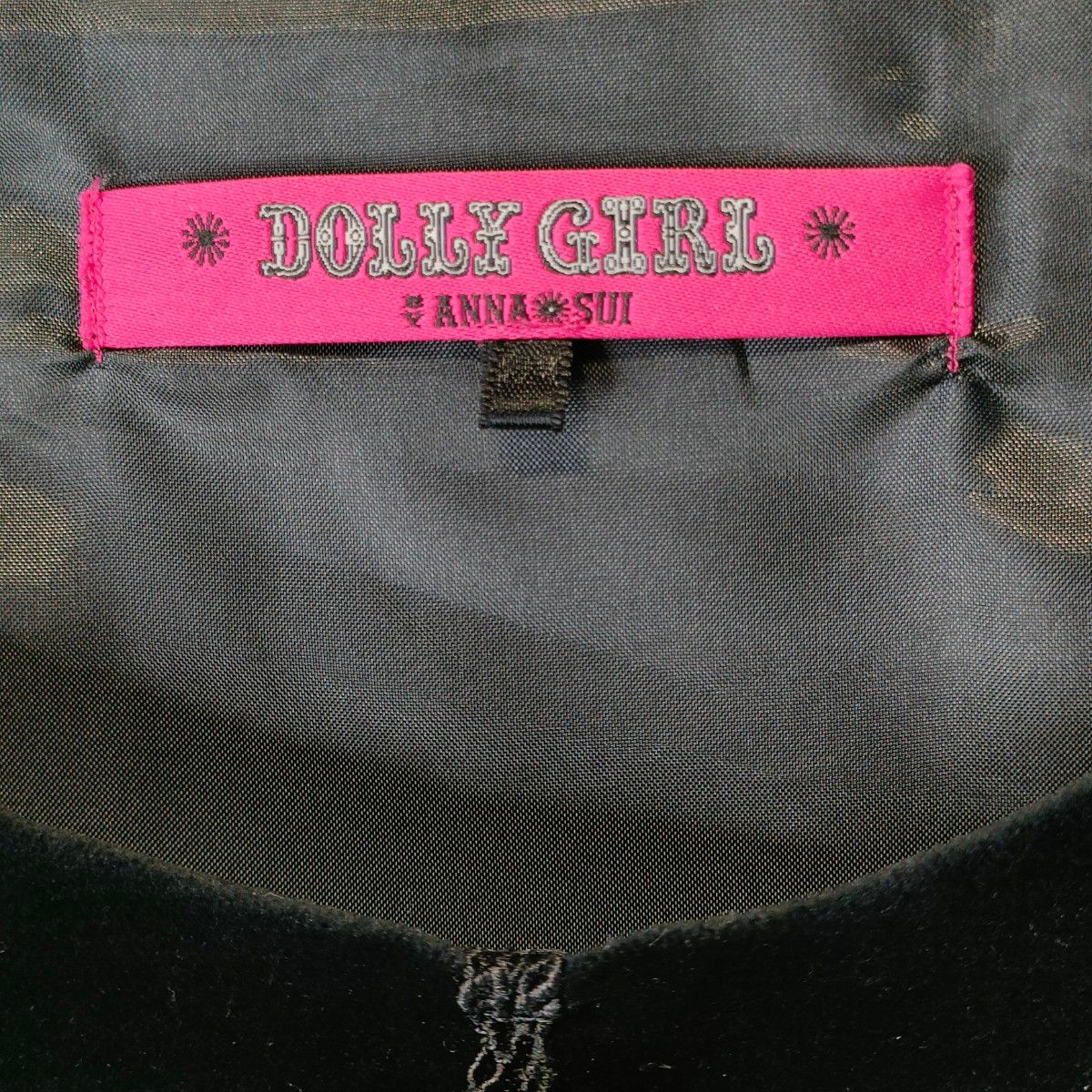 DOLLY GIRL By ANNA SUI】ワンピース ノースリーブ 総柄 DOLLY GIRL By ANNA SUI】ワンピース ノースリーブ 総柄