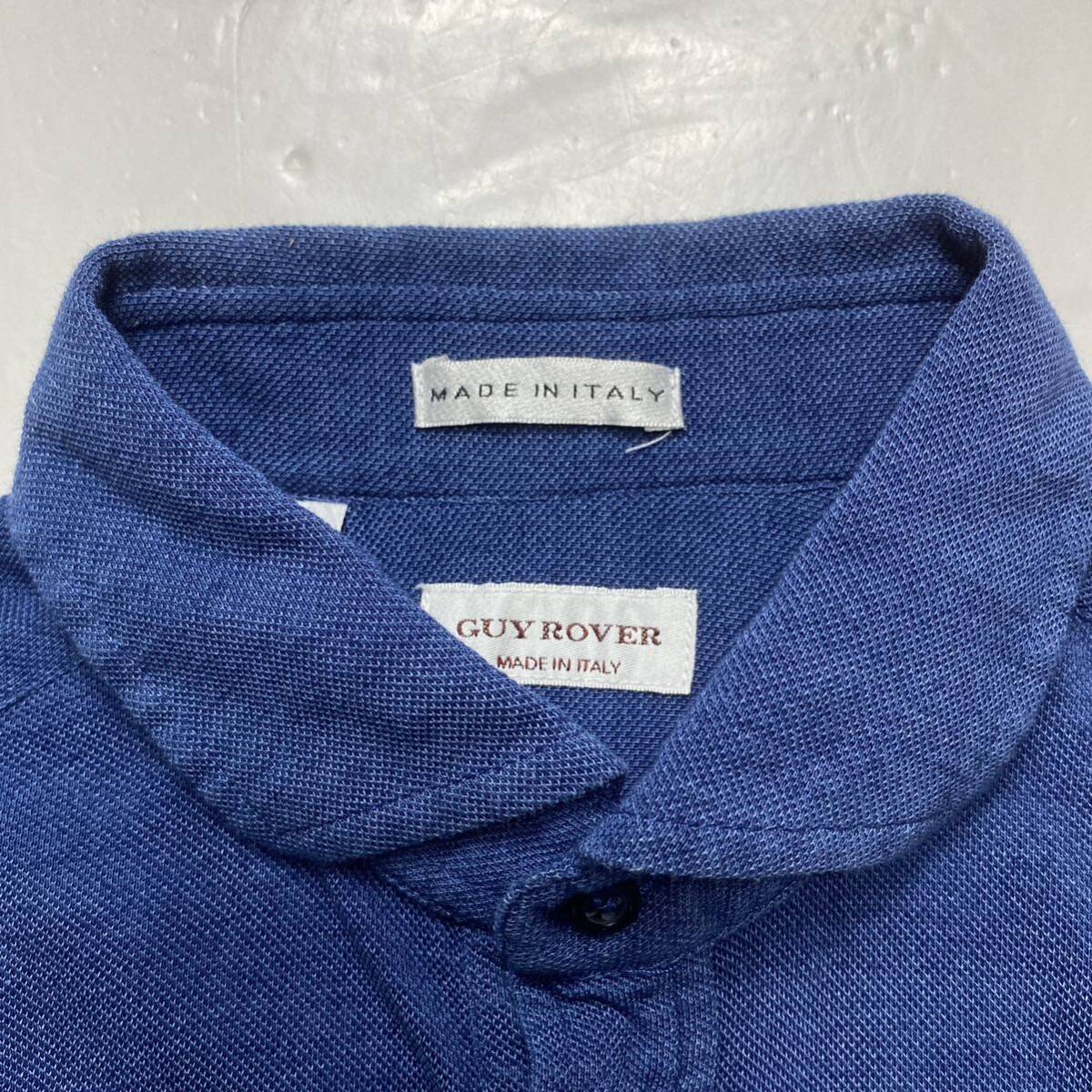 Yahoo!オークション - GUY ROVER ギィローバー 半袖ポロシャツ 藍染 イ...