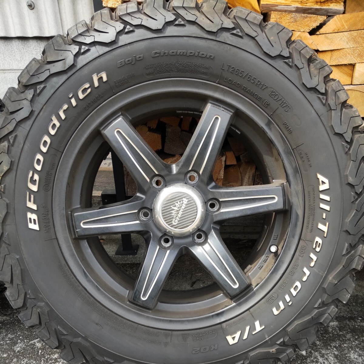 Yahoo!オークション - BFグッドリッチ オールトレイン T/A K02 LT265/...