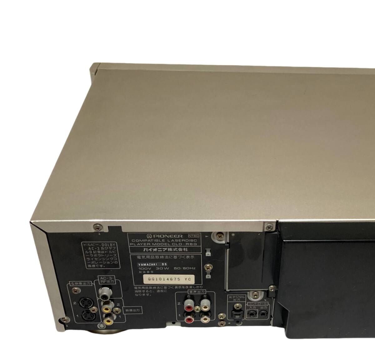 Yahoo!オークション - PIONEER パイオニア LDプレイヤー CLD-R6G 両面...