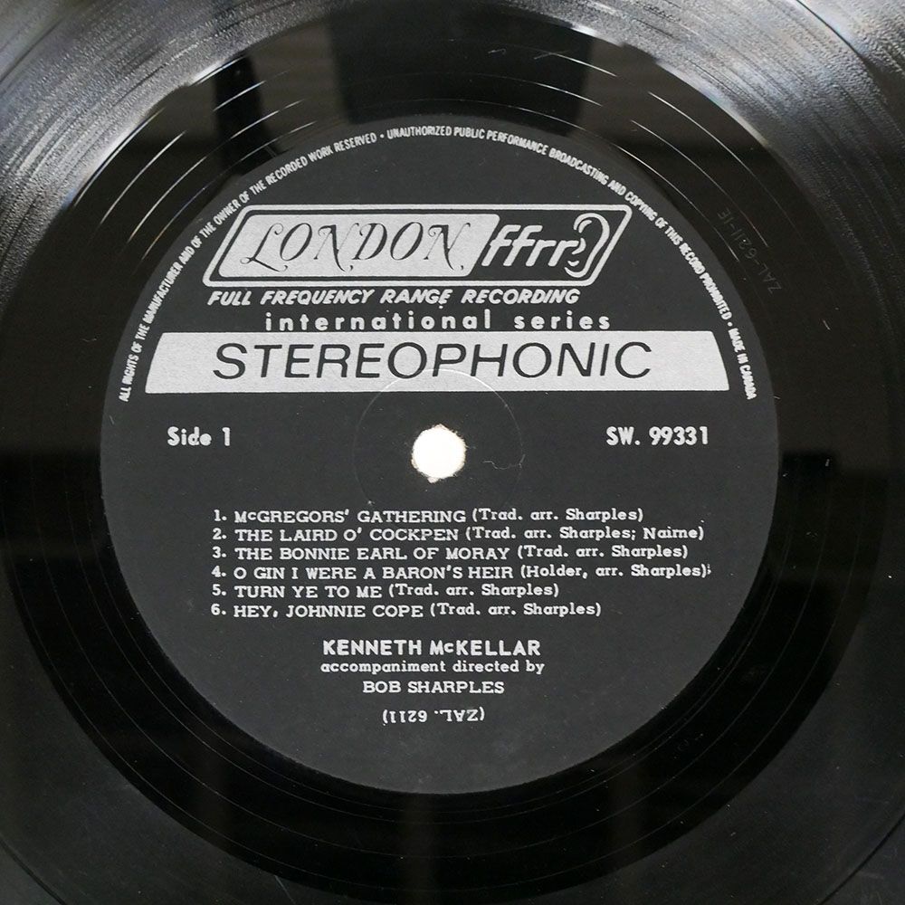 Yahoo!オークション - KENNETH MCKELLAR/FOLK SONGS FROM SCOTLAND’S ...