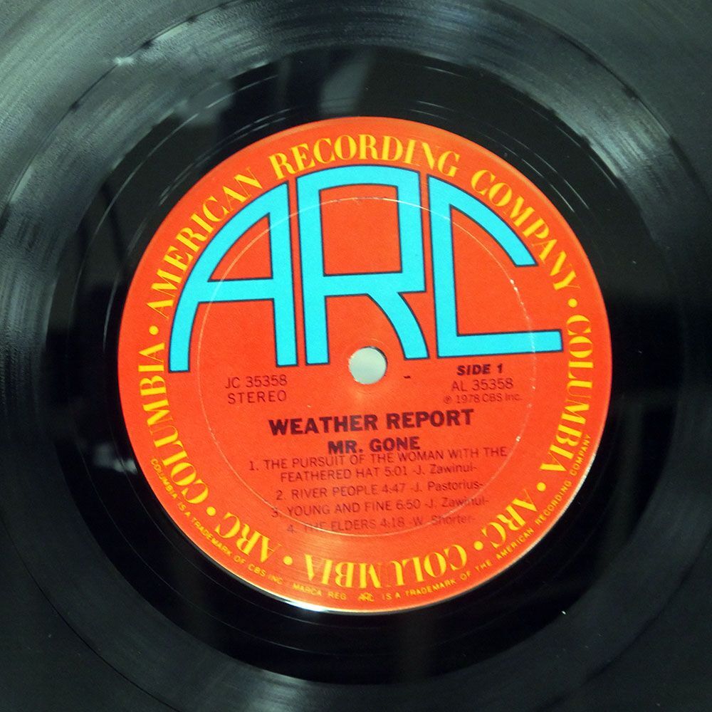 米 WEATHER REPORT/MR. GONE/COLUMBIA JC35358 LP(フュージョン)｜売買されたオークション情報、yahooの商品情報をアーカイブ公開 - オークファン ...