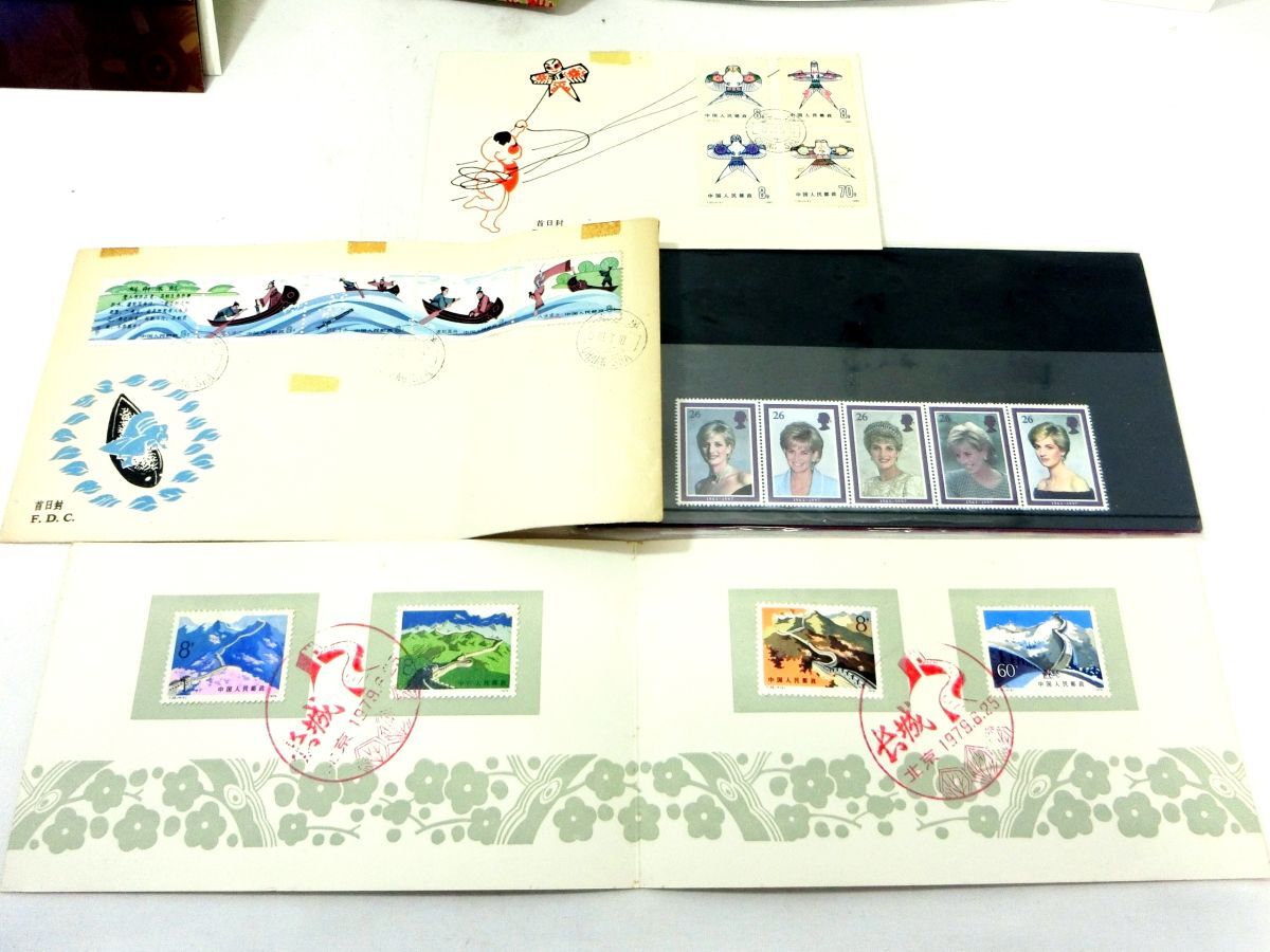 Yahoo!オークション - 1000円スタート 切手 まとめ 中国 海外 日本総額...