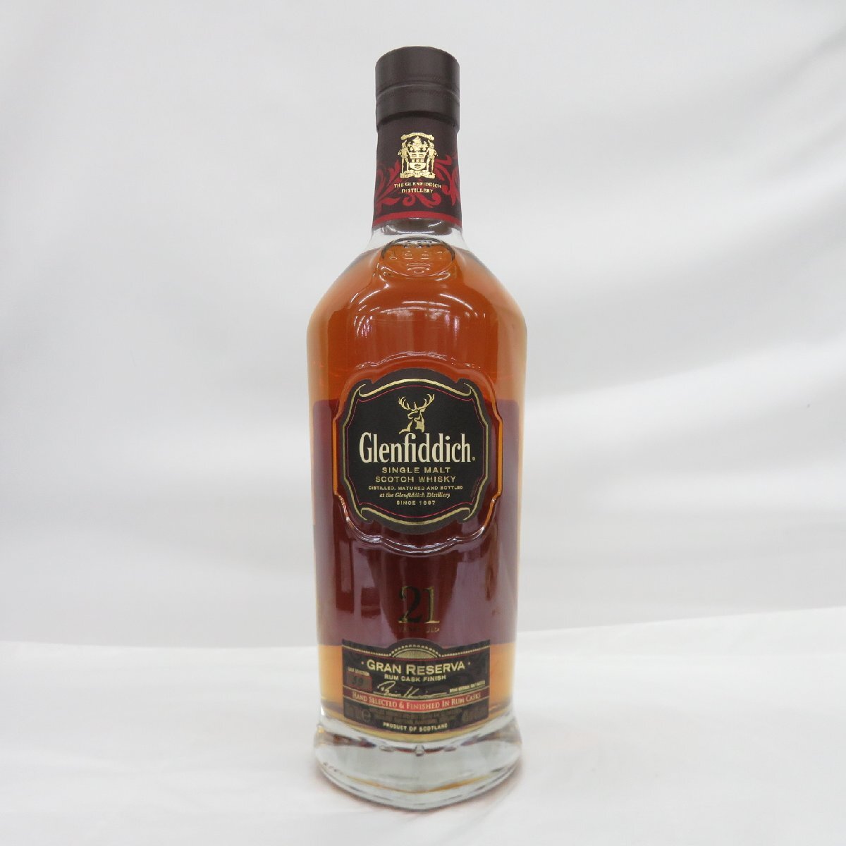 未開栓 Glenfiddich グレンフィディック 21年 グランレゼルヴァ ラムカスクフィニッシュ ウイスキー 700ml 40% 箱/冊子付 11560477 0510(ハイランド)｜売買 ...