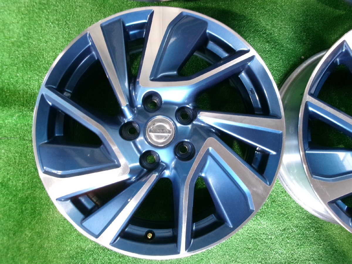 Yahoo!オークション - 良品 日産 リーフ AZE0 エアロスタイル 純正17イ...