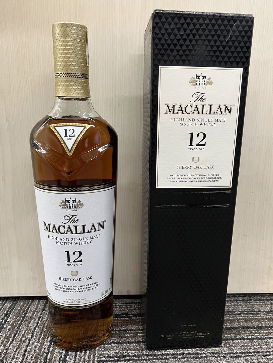 THE MACALLAN マッカラン 12年 SHERRY OAK CASK 700ml 40％ 箱付(ハイランド)｜売買されたオークション情報、yahooの商品情報をアーカイブ公開 ...