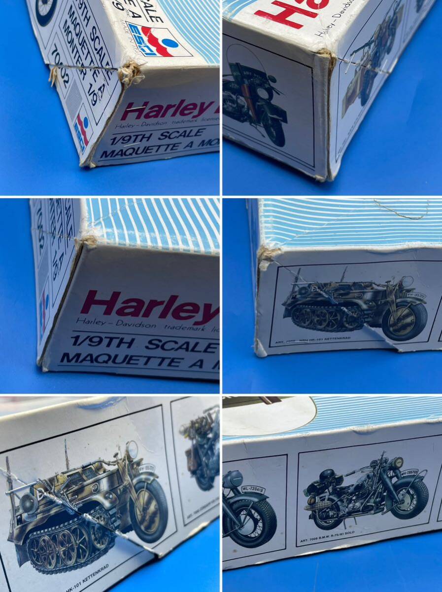 Yahoo!オークション - 24EK1704 ESCI 1/9 Harley Davidson WLA.45