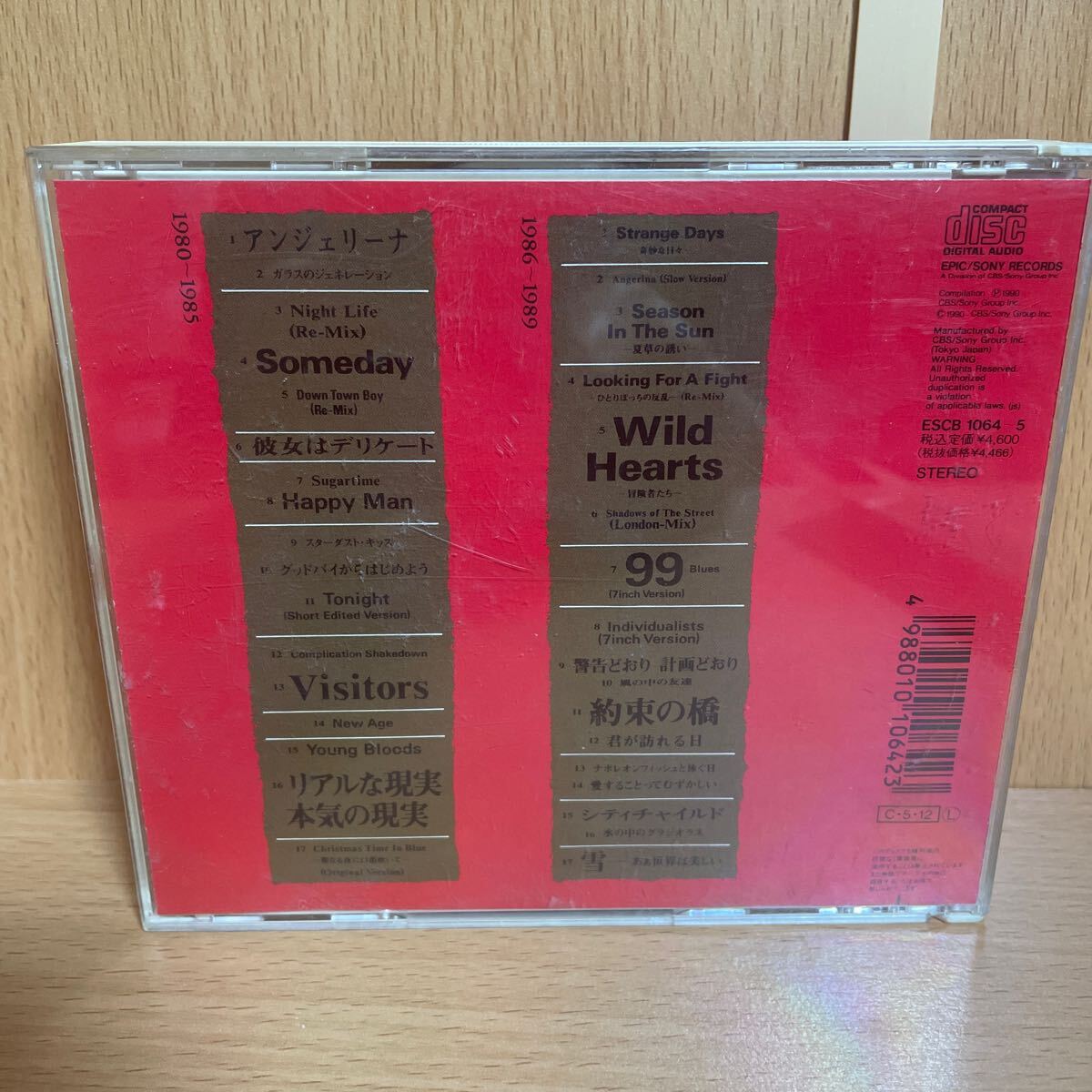 Yahoo!オークション - 佐野元春 MoTo Singles 1980～1989 状態難あり