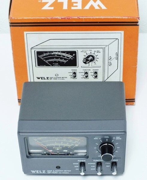 Yahoo!オークション - WELZ SP-420 144/430MHz SWR＆パワーメーター