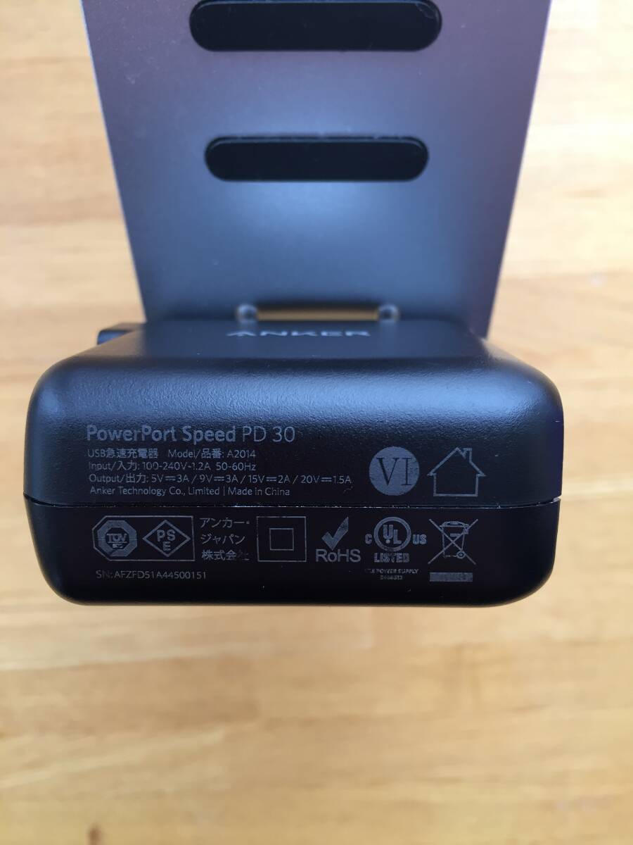 Yahoo!オークション - Anker PowerPort Speed PD30 USB充電器 アンカー...