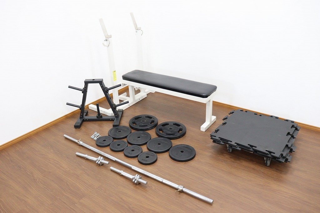 Yahoo!オークション - 【引取限定】J6385 IVANKO ベンチプレス+ラバー...