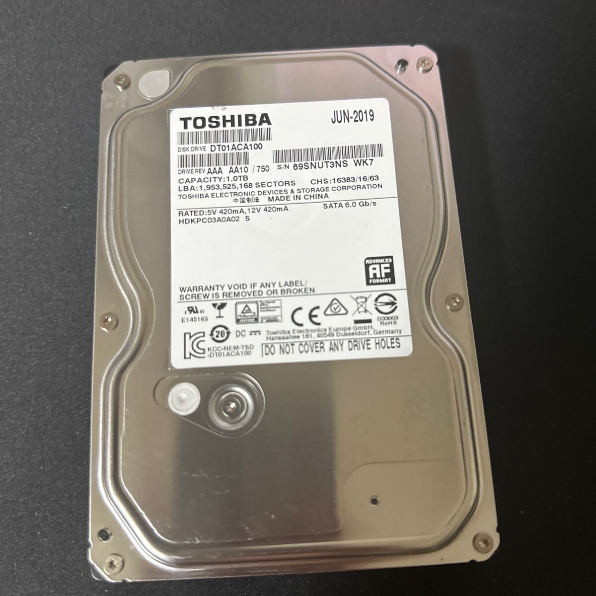 Yahoo!オークション - B15 （動作保証/AVコマンド対応/使用0時間）SATA...