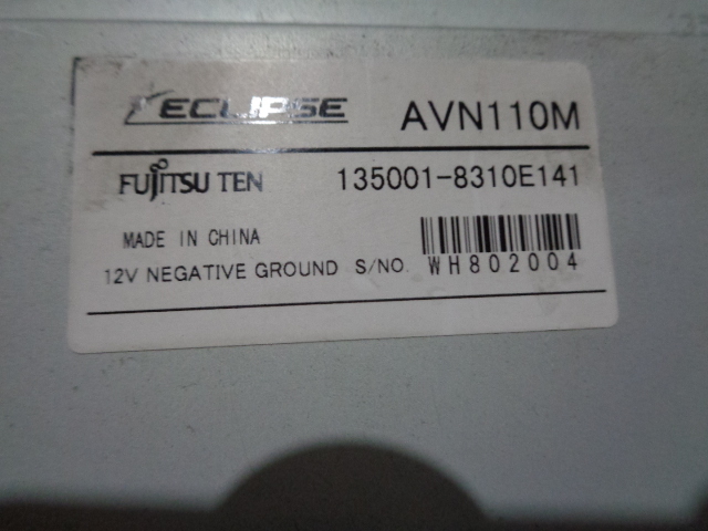 Yahoo!オークション - [E13] ② イクリプス メモリーナビ AVN110M 地図...