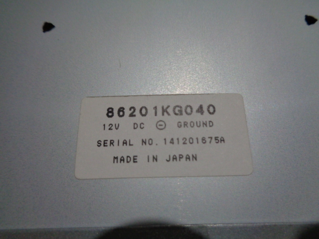 Yahoo!オークション - [F03] スバル 純正 CD オーディオ デッキ ( RJ1 ...