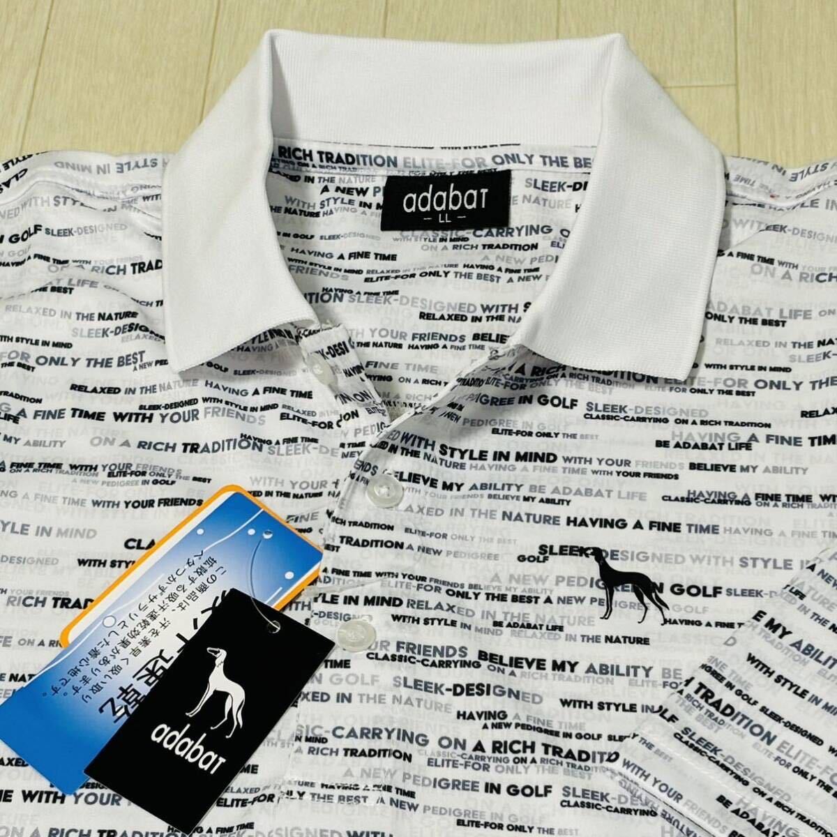 adabat アダバット ゴルフウェア 総柄 吸汗速乾 半袖ポロシャツ/ホワイト/サイズL/送料185円(その他)｜売買されたオークション情報、yahooの商品情報をアーカイブ公開 ...