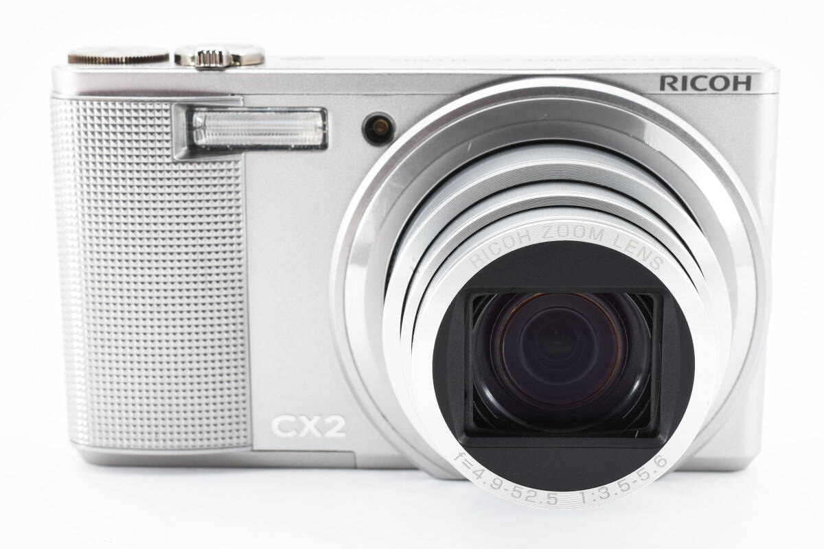 Yahoo!オークション - 動作OK RICOH CX2 シルバー コンパクトデジタル...