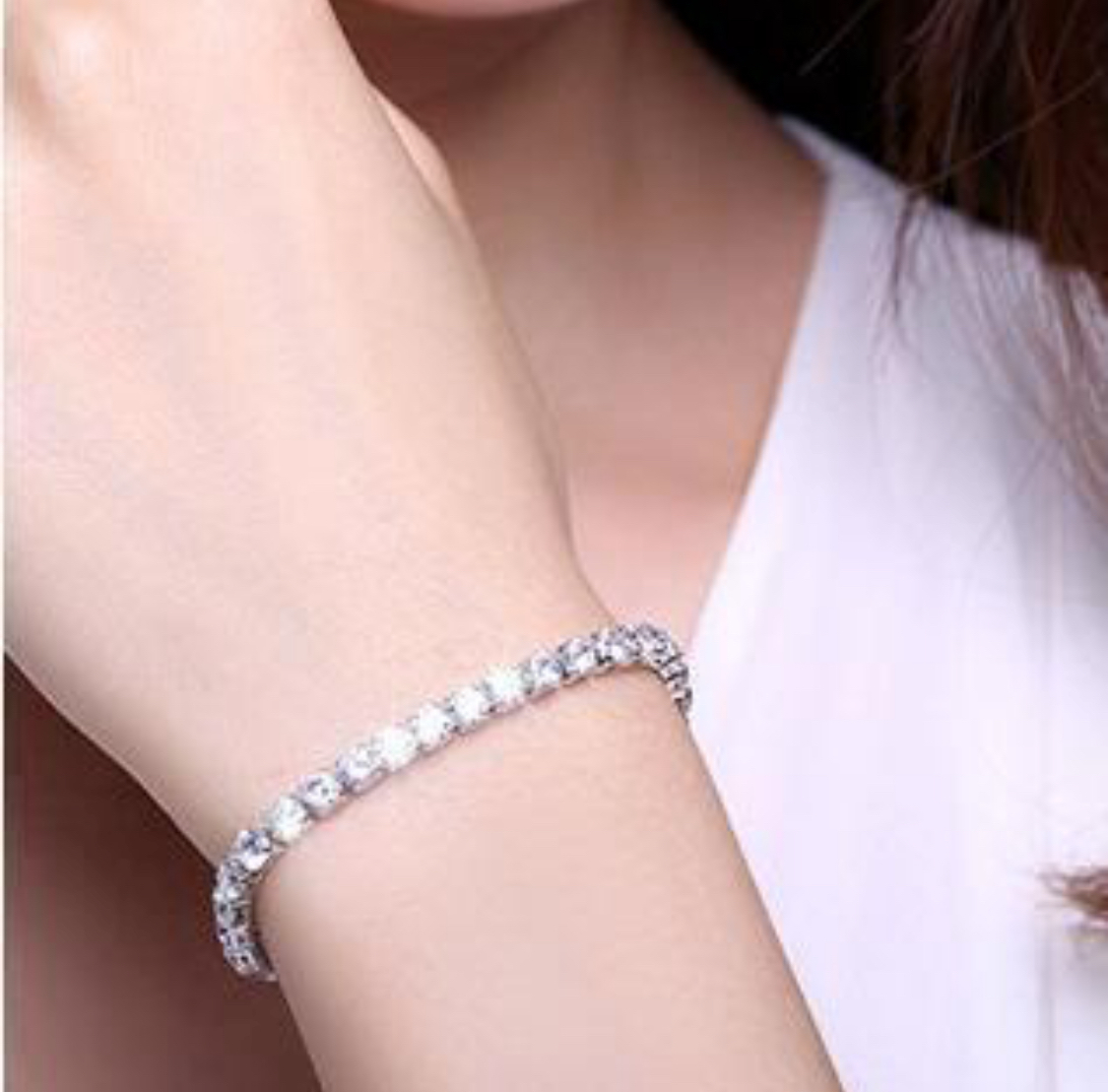 Yahoo!オークション - SONA ダイヤモンド テニスブレスレット k18コー...