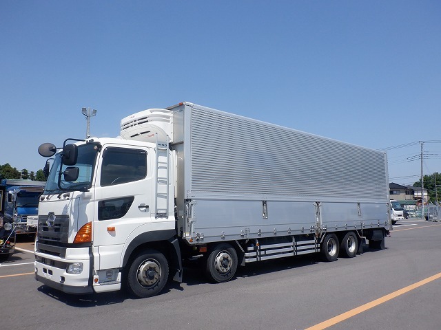 Yahoo!オークション - H29 プロフィア 冷蔵冷凍車 アルミウィング 菱重...