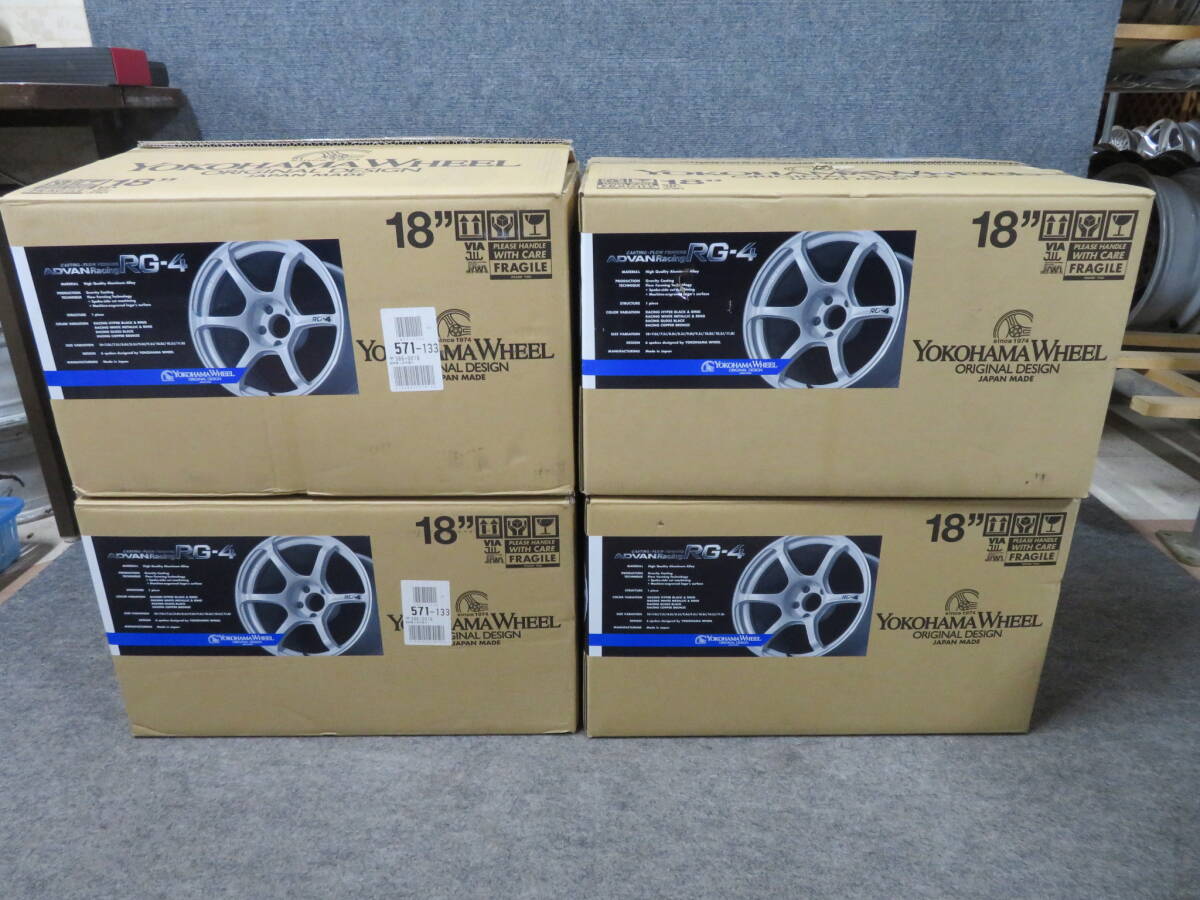 Yahoo!オークション - 新古品 ADVAN RACING RG-4 18×9.5J+12 5H/114...