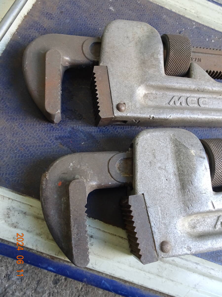 Yahoo!オークション - MCC アルミパイプレンチ 900ミリ 2個セット・