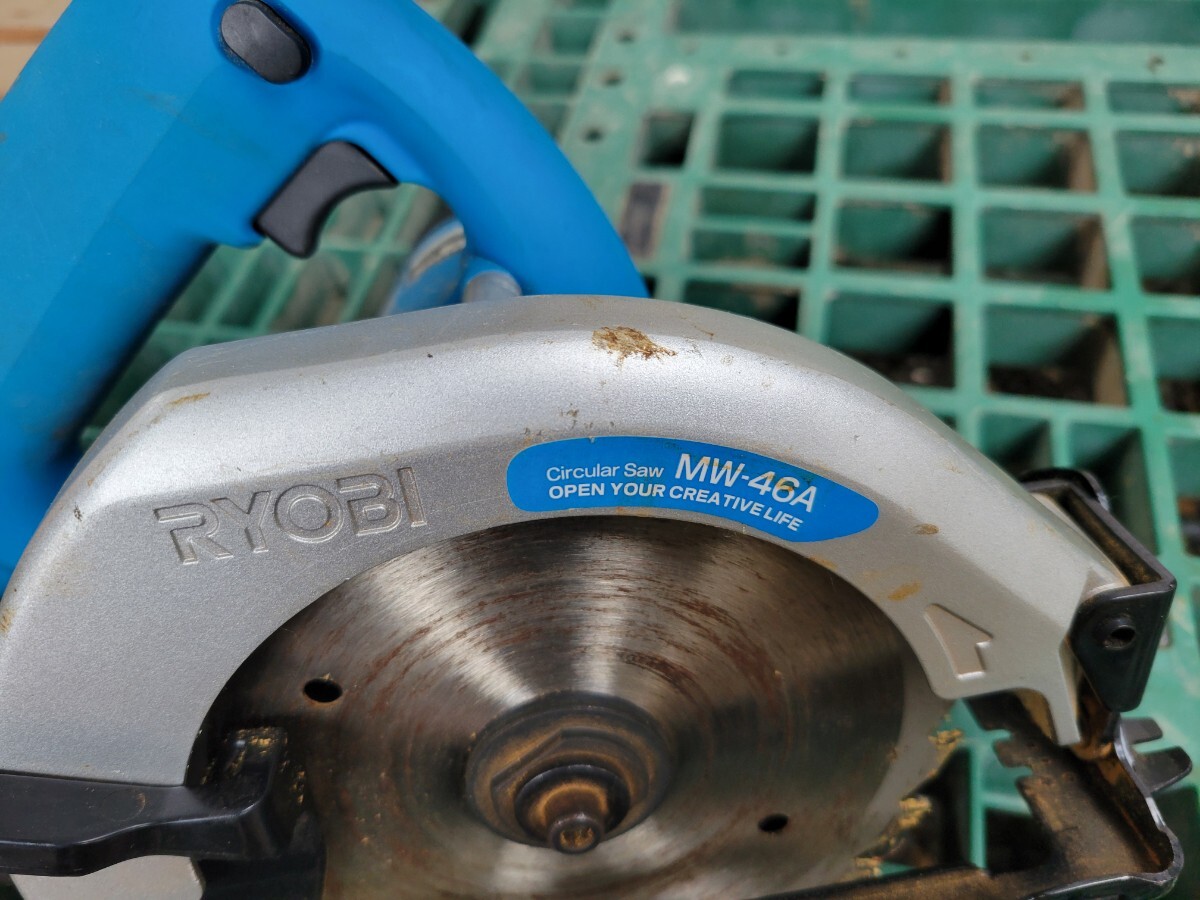 Yahoo!オークション - 【動作品】 RYOBI リョービ 丸ノコ MW-46A 中古