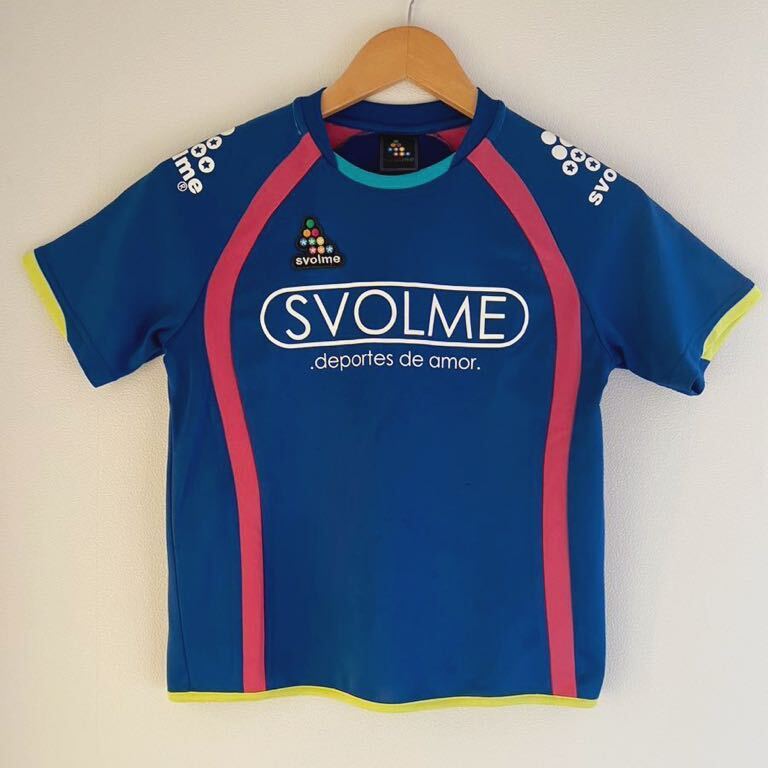 SVOLME 130㎝ サッカー 半袖トレーニングウェア ブルー 青 フットサルスボルメ 半袖プラクティスシャツ(子ども用)｜売買されたオークション情報、yahooの商品情報をアーカイブ公開 ...