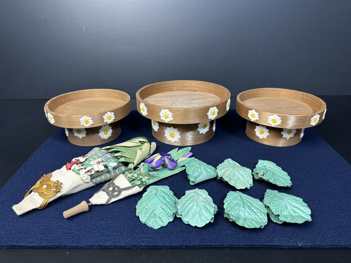 Yahoo!オークション - [A313] 時代 五月飾り ちまき 五月人形 菊紋