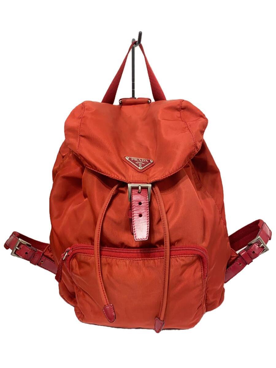 PRADA◇リュック/ナイロン/RED - リュックサック、デイパック PRADA◇リュック/ナイロン/RED - リュックサック、デイパック