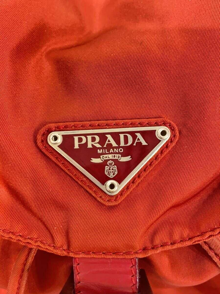 PRADA◇リュック/ナイロン/RED - リュックサック、デイパック PRADA◇リュック/ナイロン/RED - リュックサック、デイパック