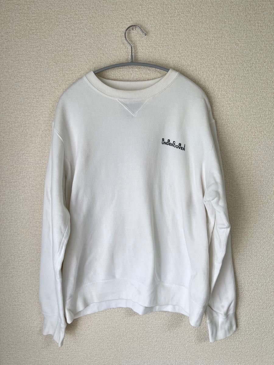 sacai UNDERCOVER スウェット トレーナー 白 Mサイズ|Yahoo sacai UNDERCOVER スウェット トレーナー 白 Mサイズ|Yahoo