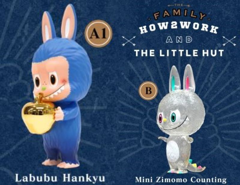 Labubu Hankyu + Mini Zimomo Counting / Kasing Lung / THE Labubu Hankyu + Mini Zimomo Counting / Kasing Lung / THE