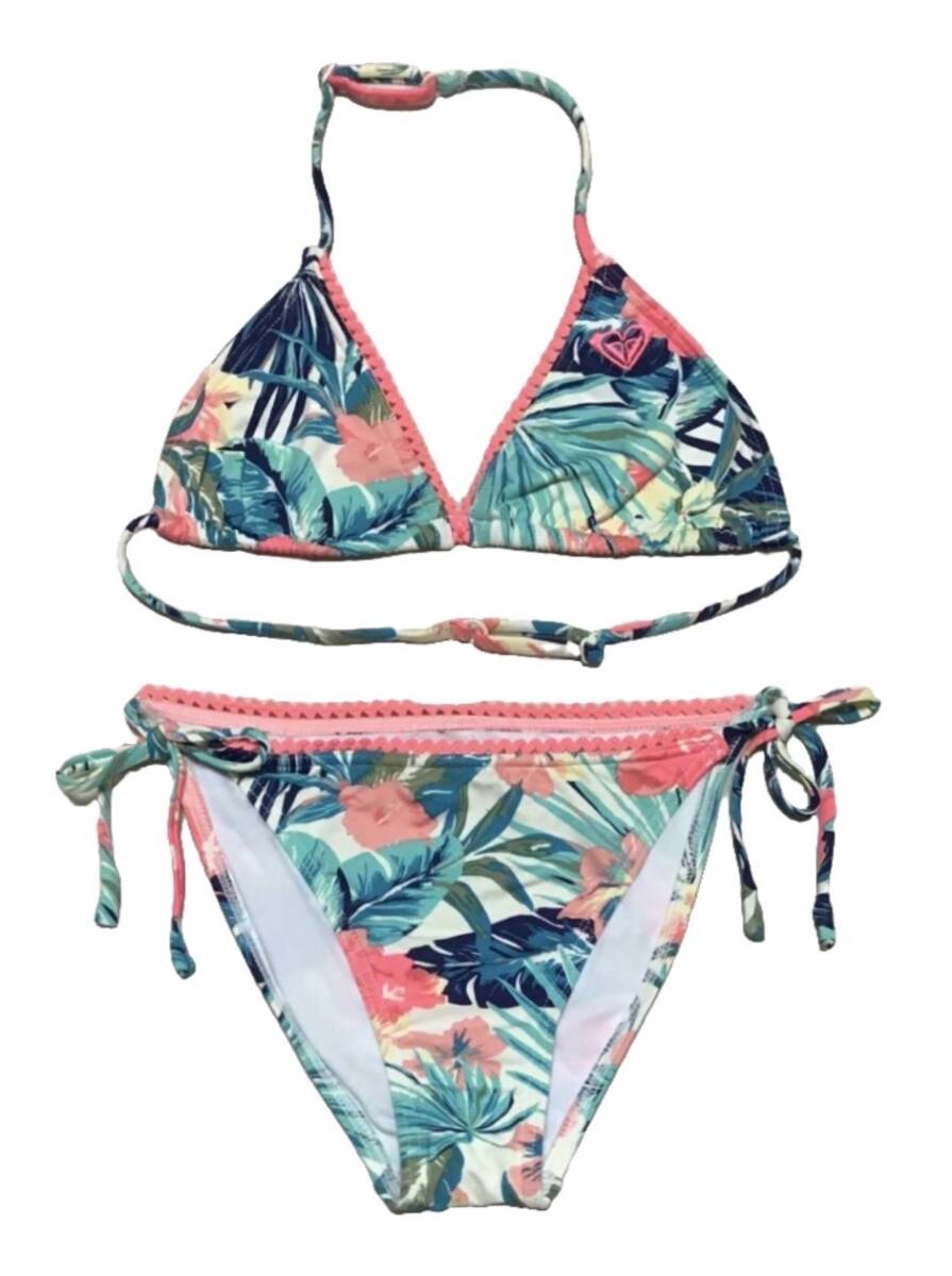 Yahoo!オークション - 新品 ROXY ロキシー セパレート 女子水着 140サ...