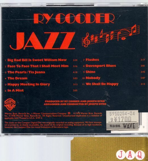 Yahoo!オークション - RY COODER JAZZ